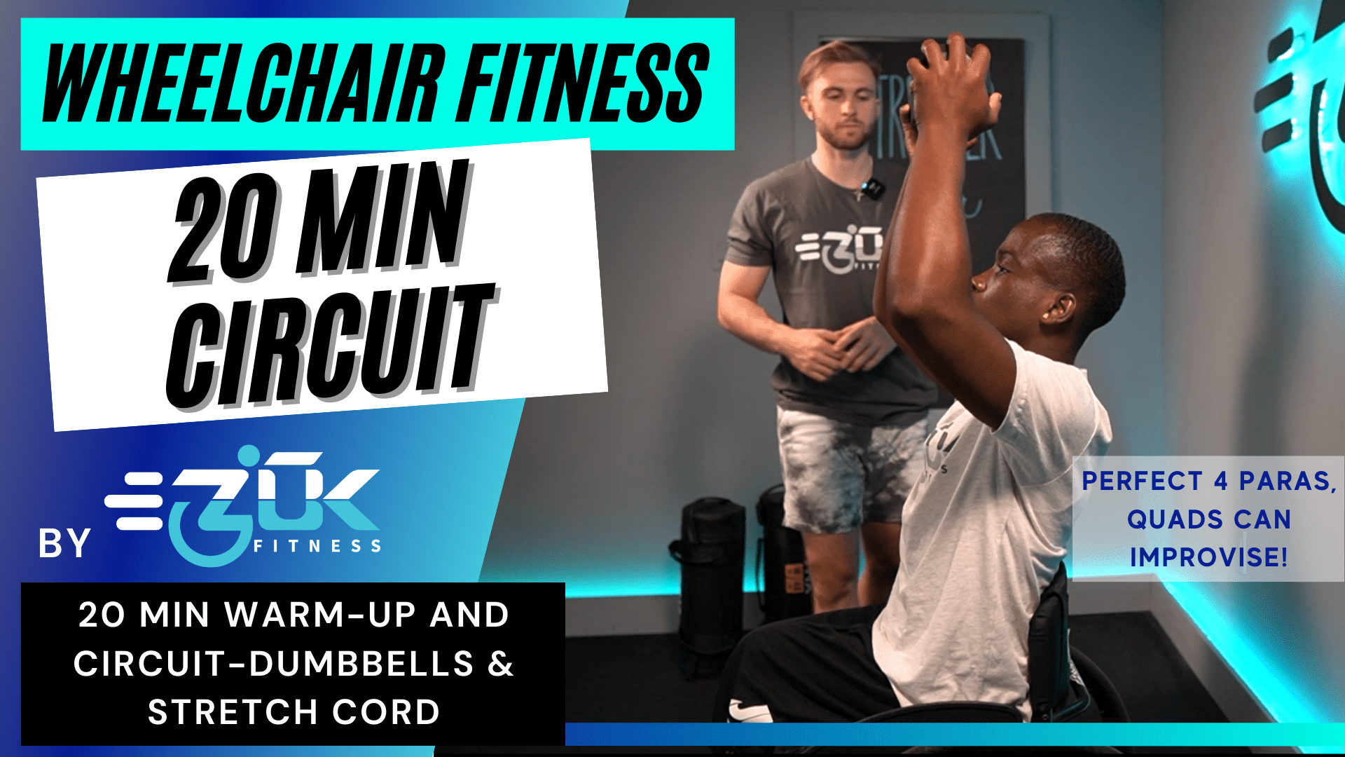 20 minute circuit training for wheelchair users - ZUK Fitness