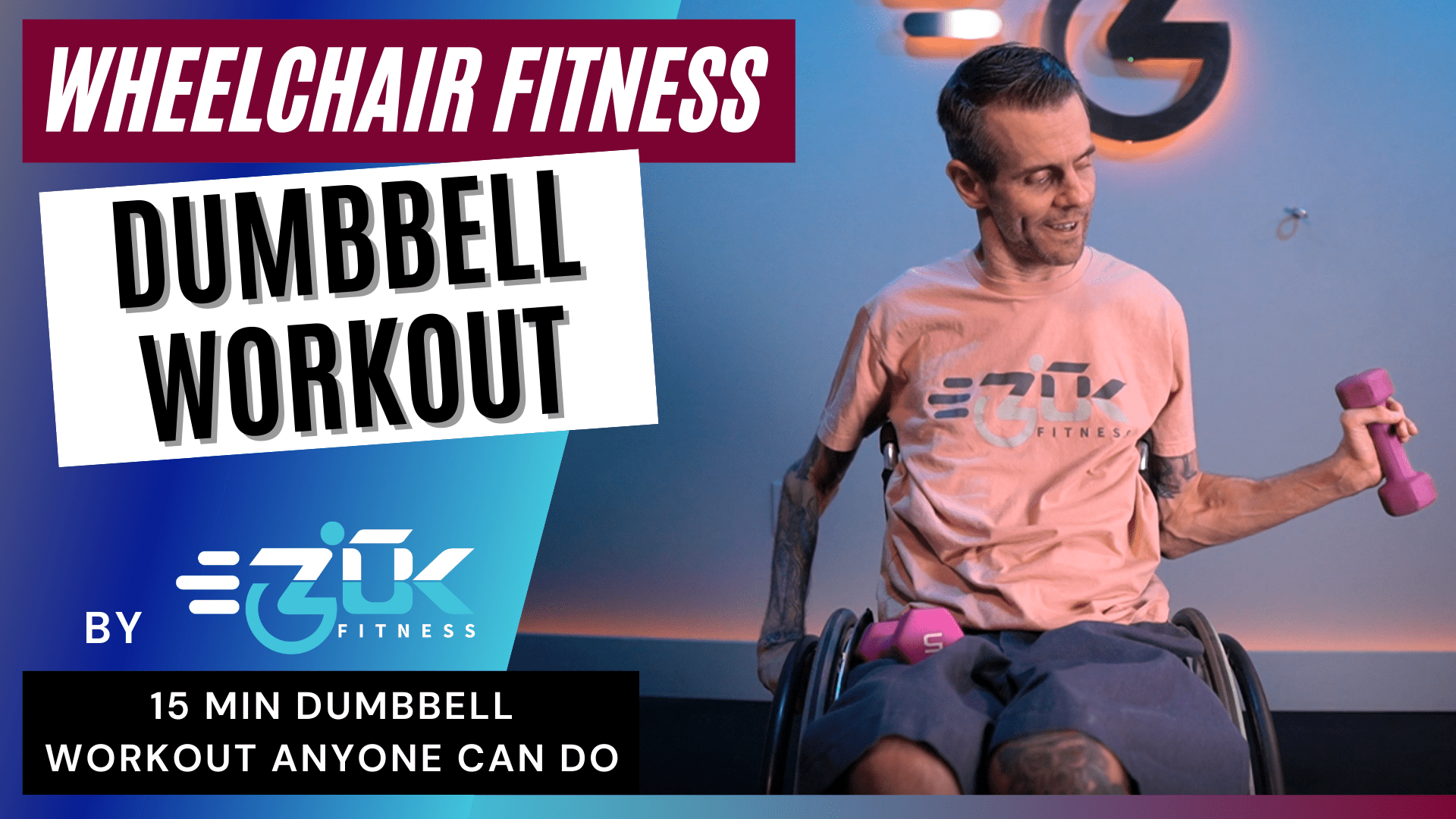 Dumbell Workout for Anyone in a Wheelchair! - Zuk Fitness